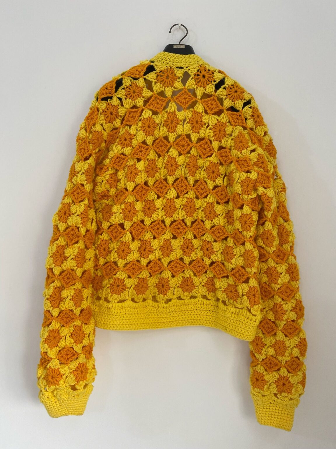 Van Gogh ‘sunflower’ inspired crochet jacket – Ore Akinde
